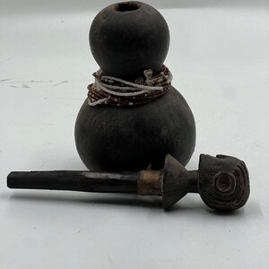 African Makonde Calabash Container From Tanzania - Etsy