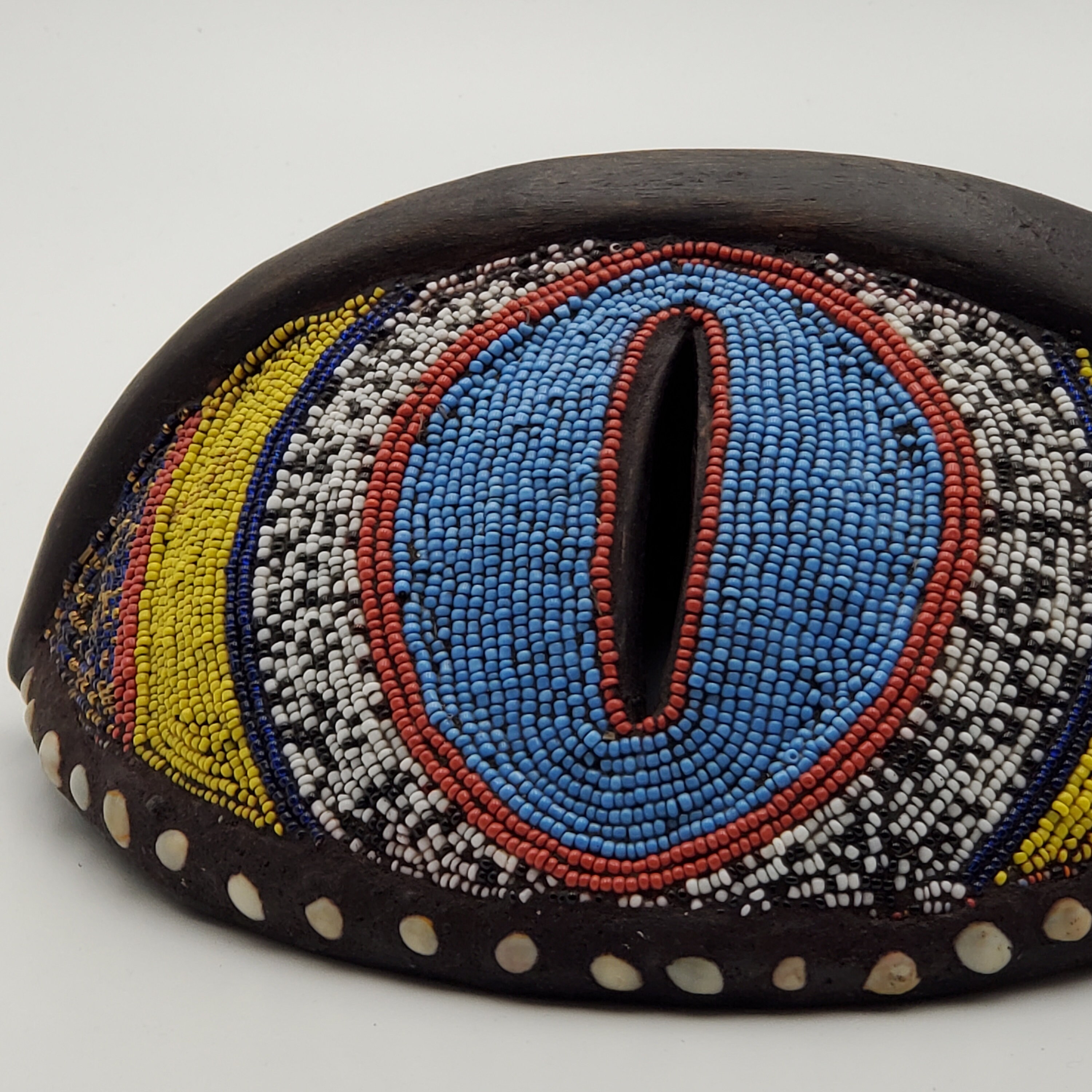 Original Luba Tribe Vintage Beads Decorative Mask DRC Africa Unique ...