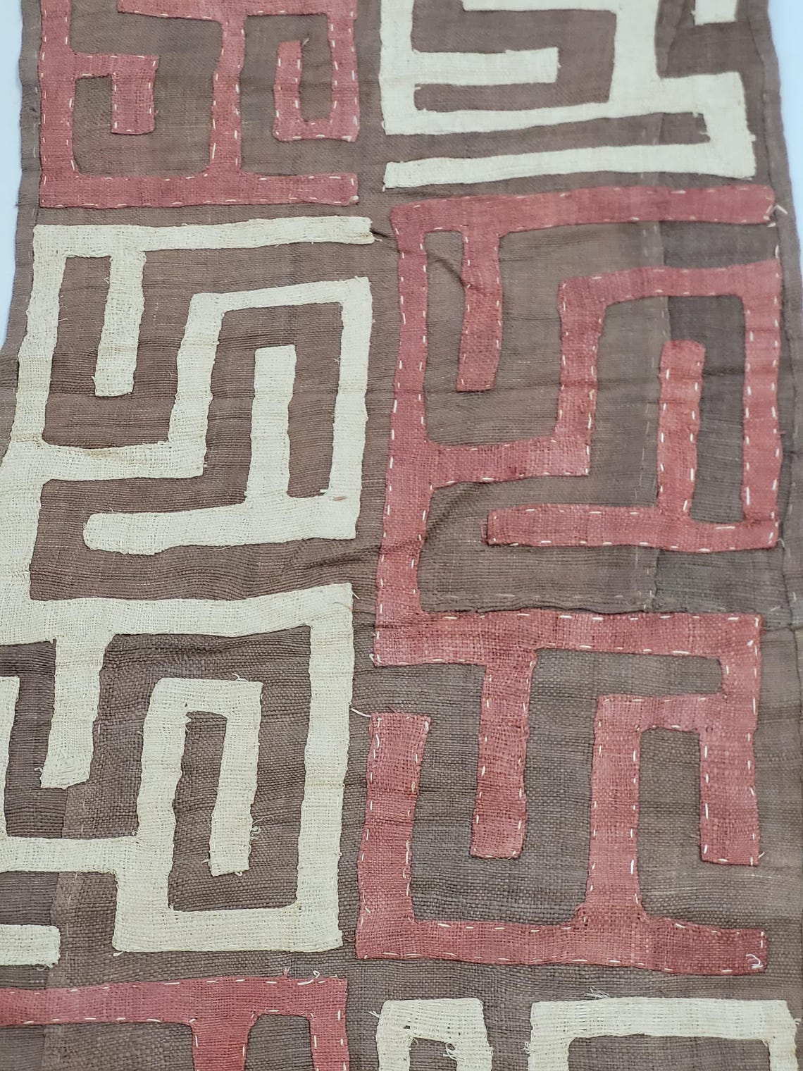 Unique Congo Kuba Raffia Textile, Natural Woven African Art - Etsy