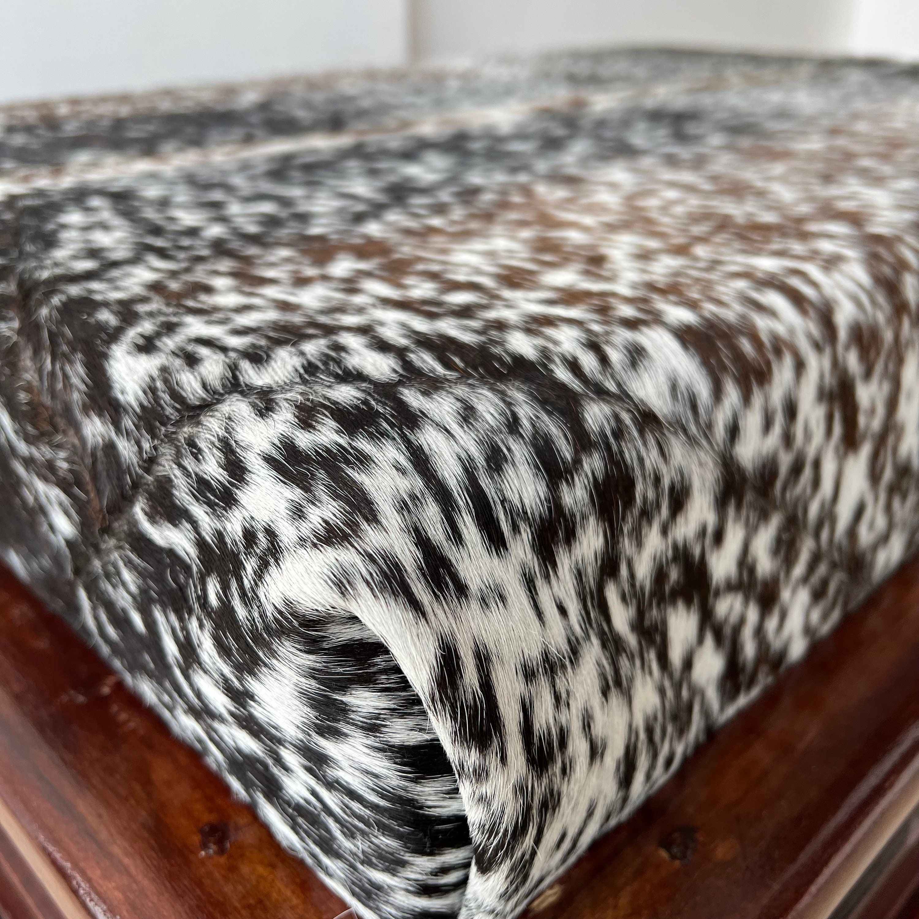 OTTOMAN TABLE, COWHIDE Furniture, Cocktail Table, Cowhide Home Décor ...