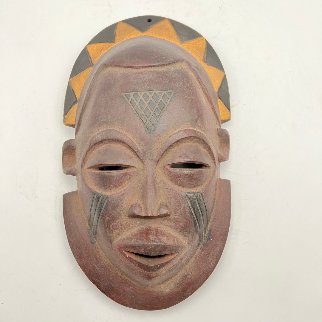 African Art, Male Baule Fertility Mask From Côte D'ivoire - Etsy