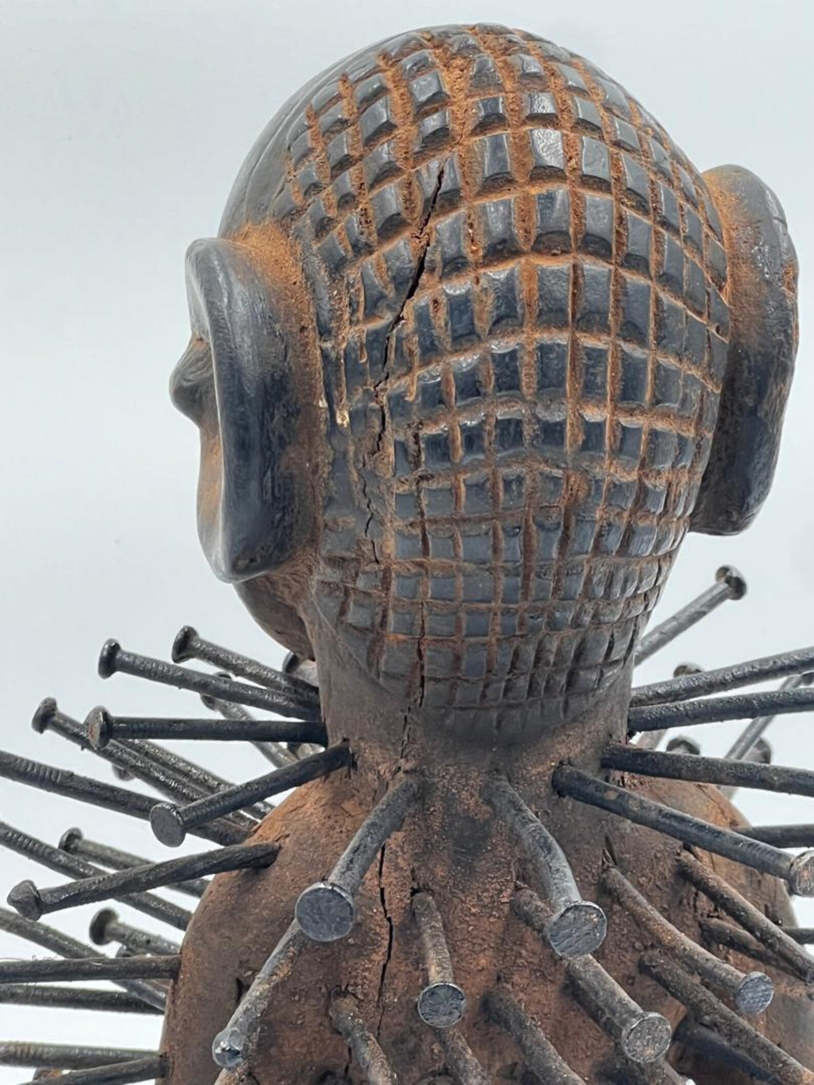 Rare Antique Nailed Wooden Bakongo Nkondi Figure, African Art - Etsy