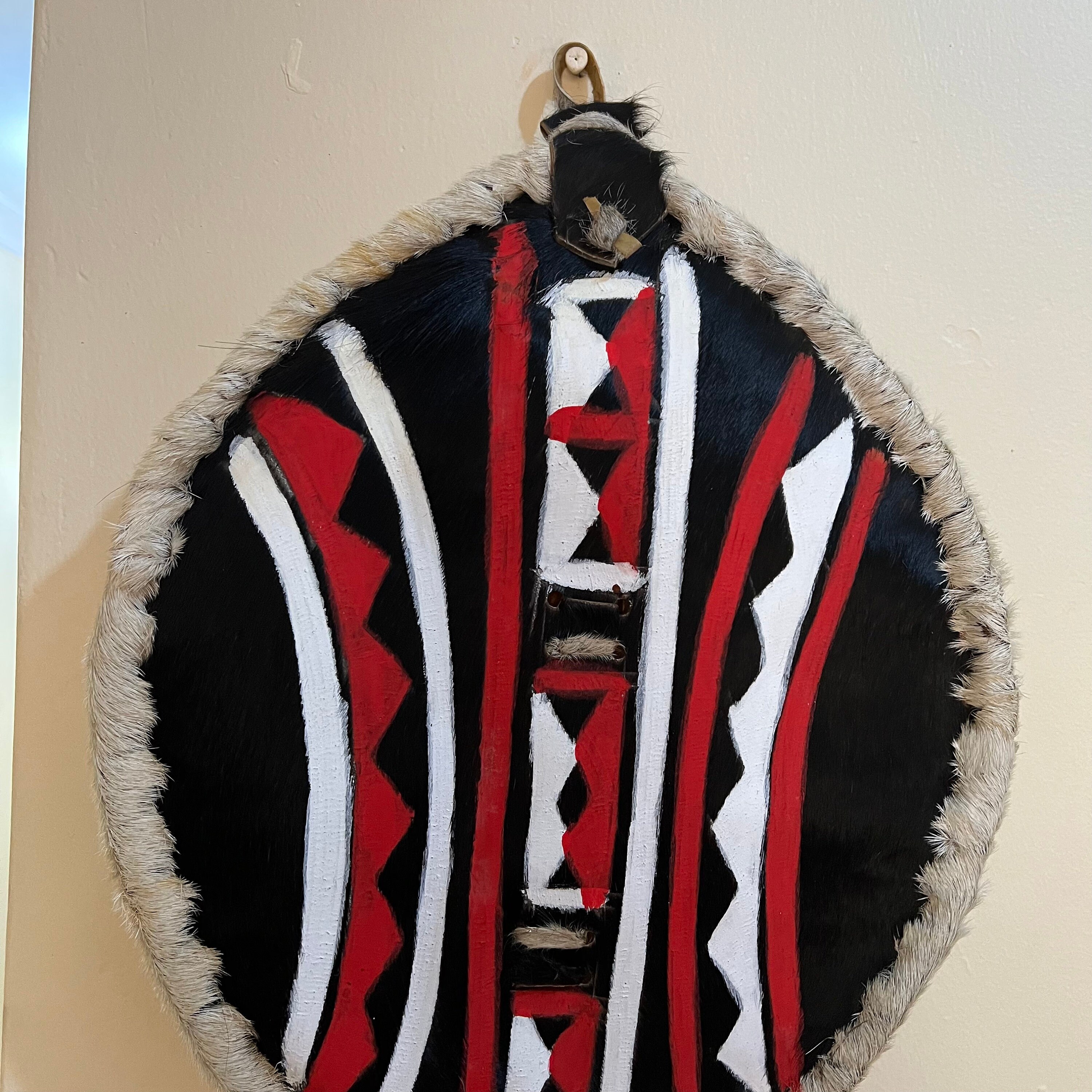 Authentic Maasai Leather Shield - Etsy