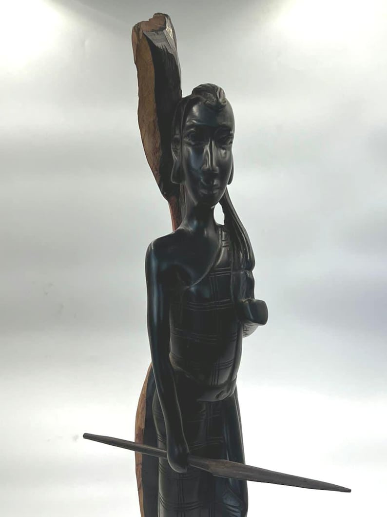 Wooden Hand Carved Maasai Hunter Sculpture, African Fine Art - Etsy