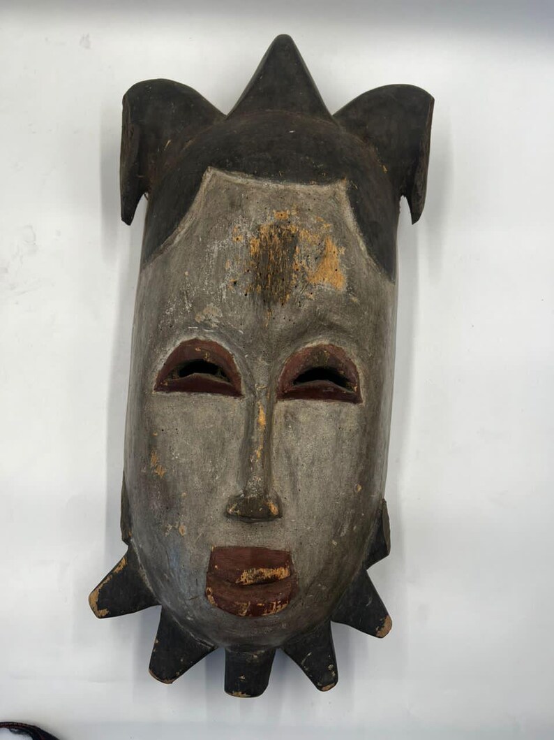 Impressive Rare Hand Carved Kisangani Tribal Mask, Fine African Art - Etsy
