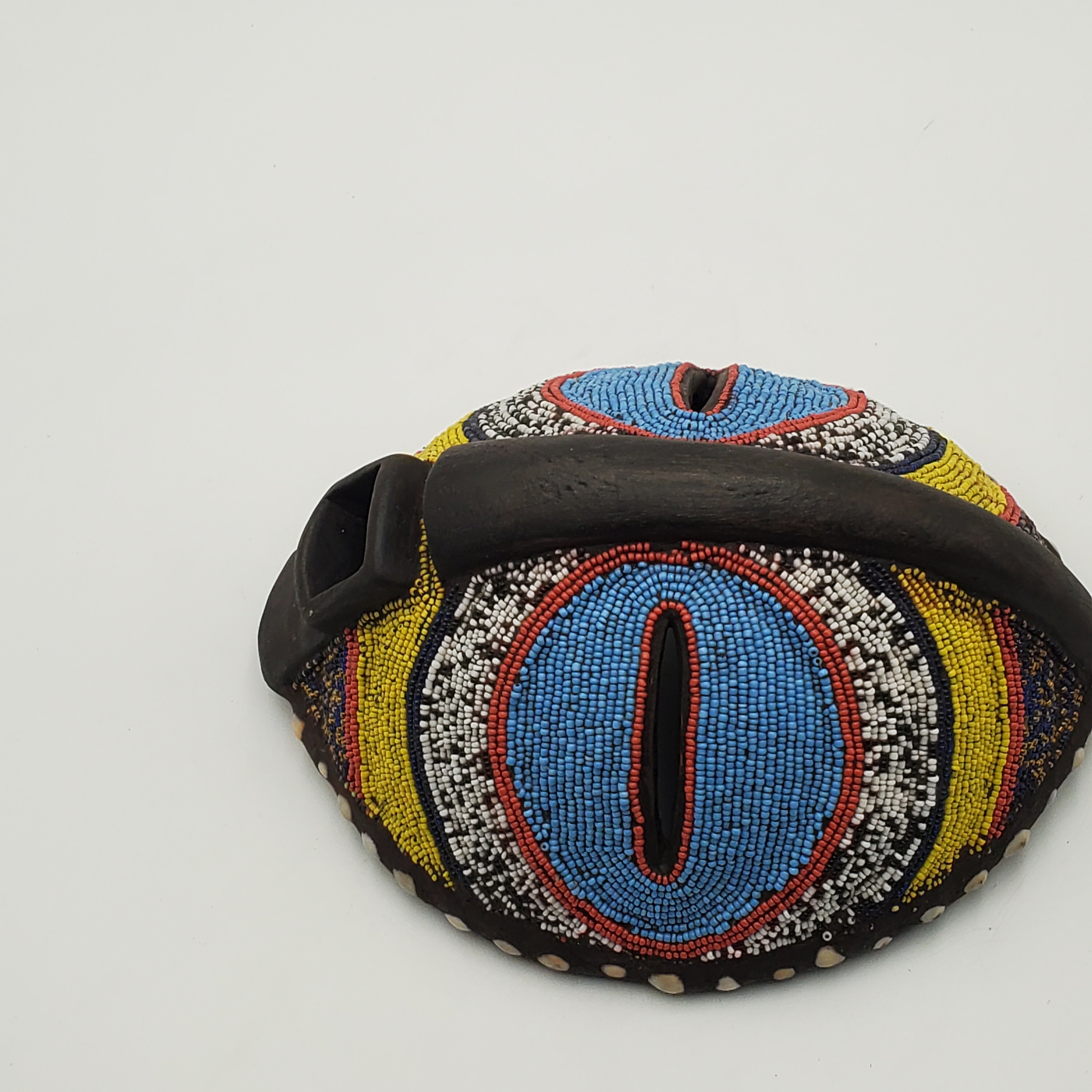 Original Luba Tribe Vintage Beads Decorative Mask DRC Africa Unique ...