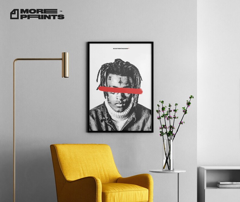 XXXTENTACION Portrait Poster / Digital Poster / Rap Music Poster ...