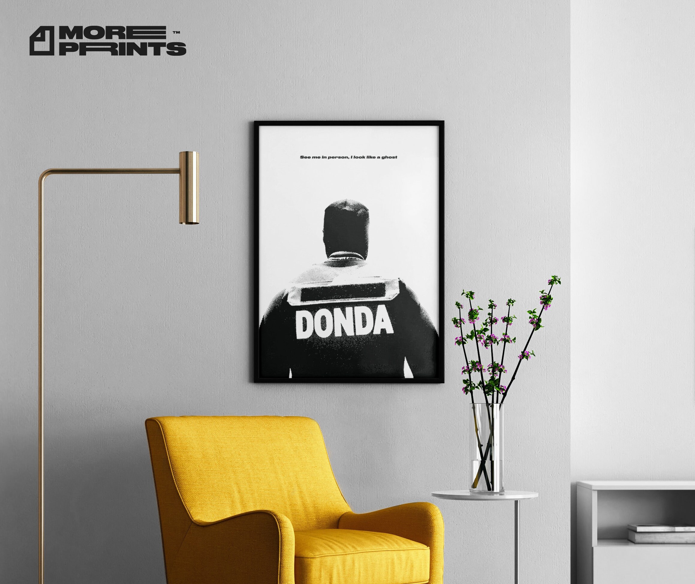 Digital Rap Poster / Kanye West / Rap Music Poster / HipHop Wall Decor ...