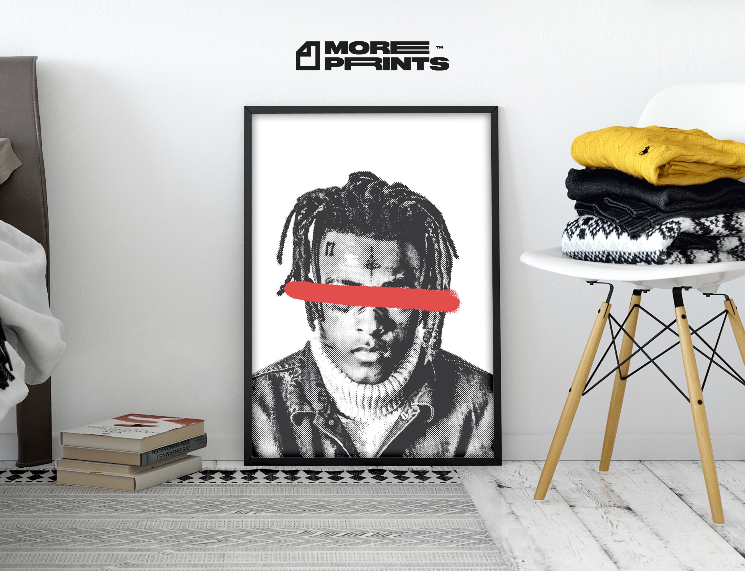 Rapper Portrait Poster / Digital Poster / Rap Music Poster / Hiphop ...
