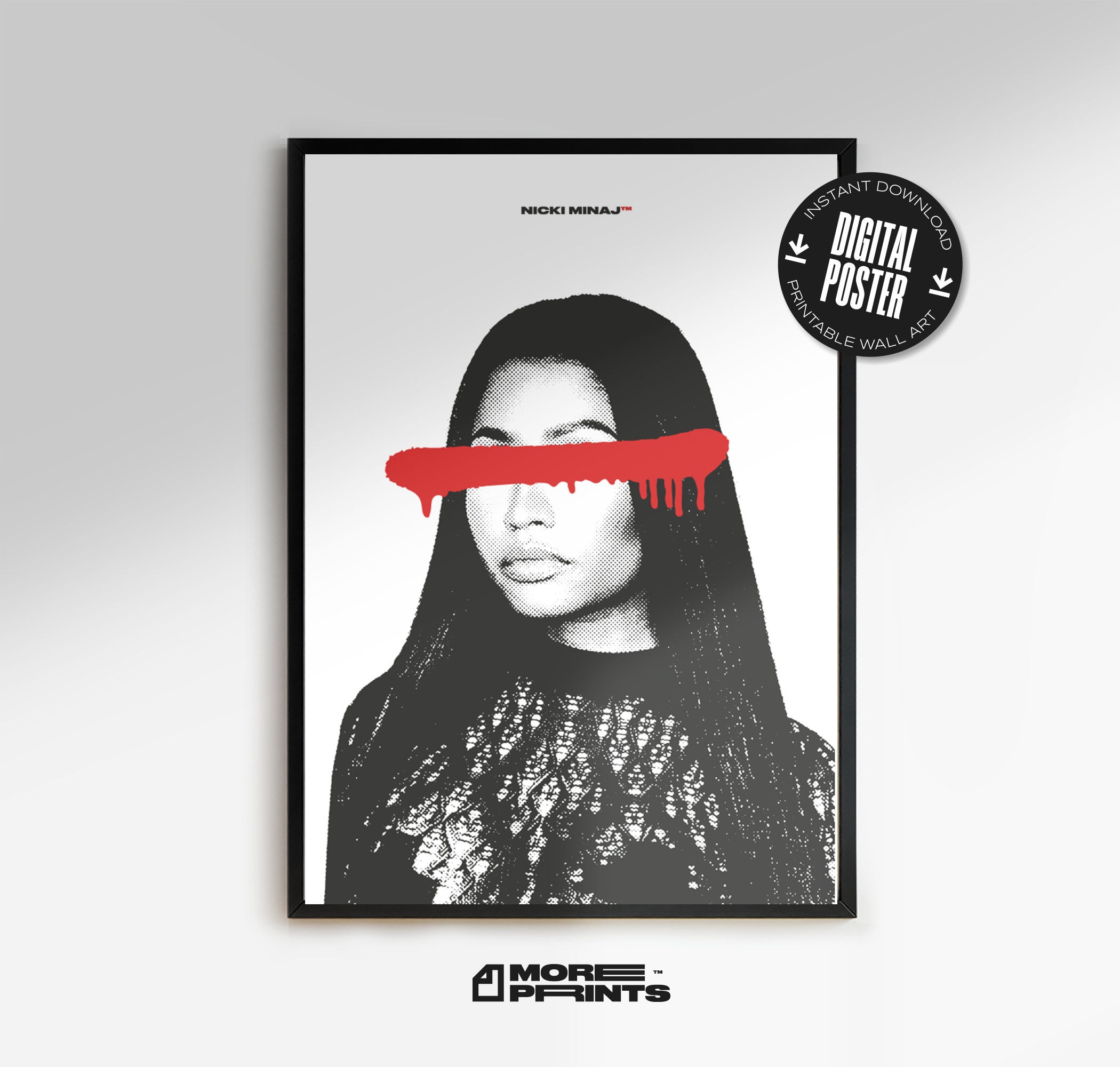 Nicki Minaj Drawing Black And White