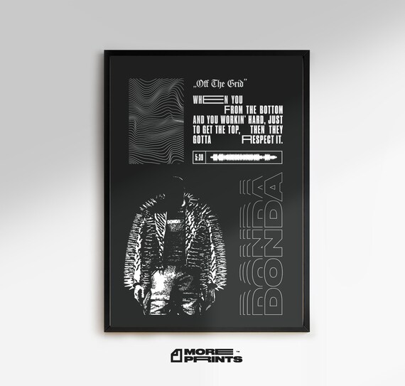 Digital Rap Poster / Kanye West / Rap Music Poster / Hiphop | Etsy
