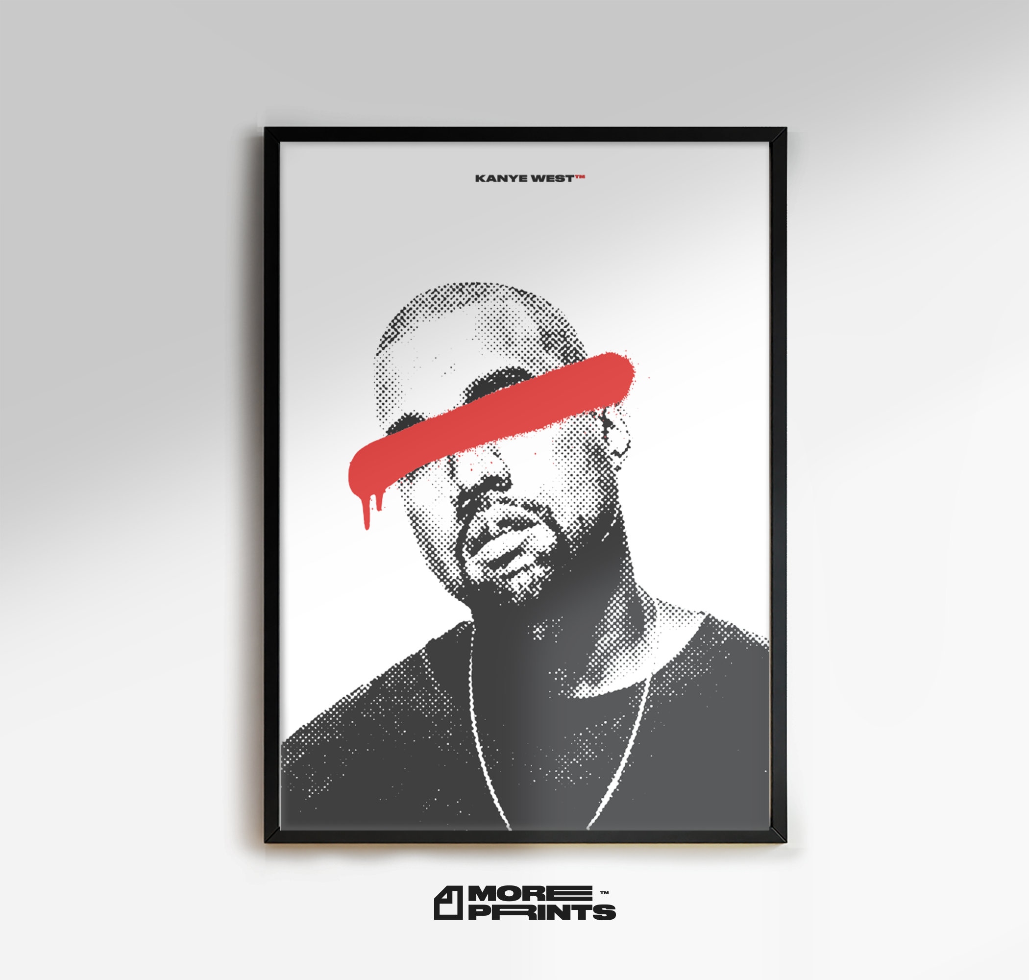 KANYE WEST Digital Rap Wall Decor Poster / Hiphop Music Poster - Etsy