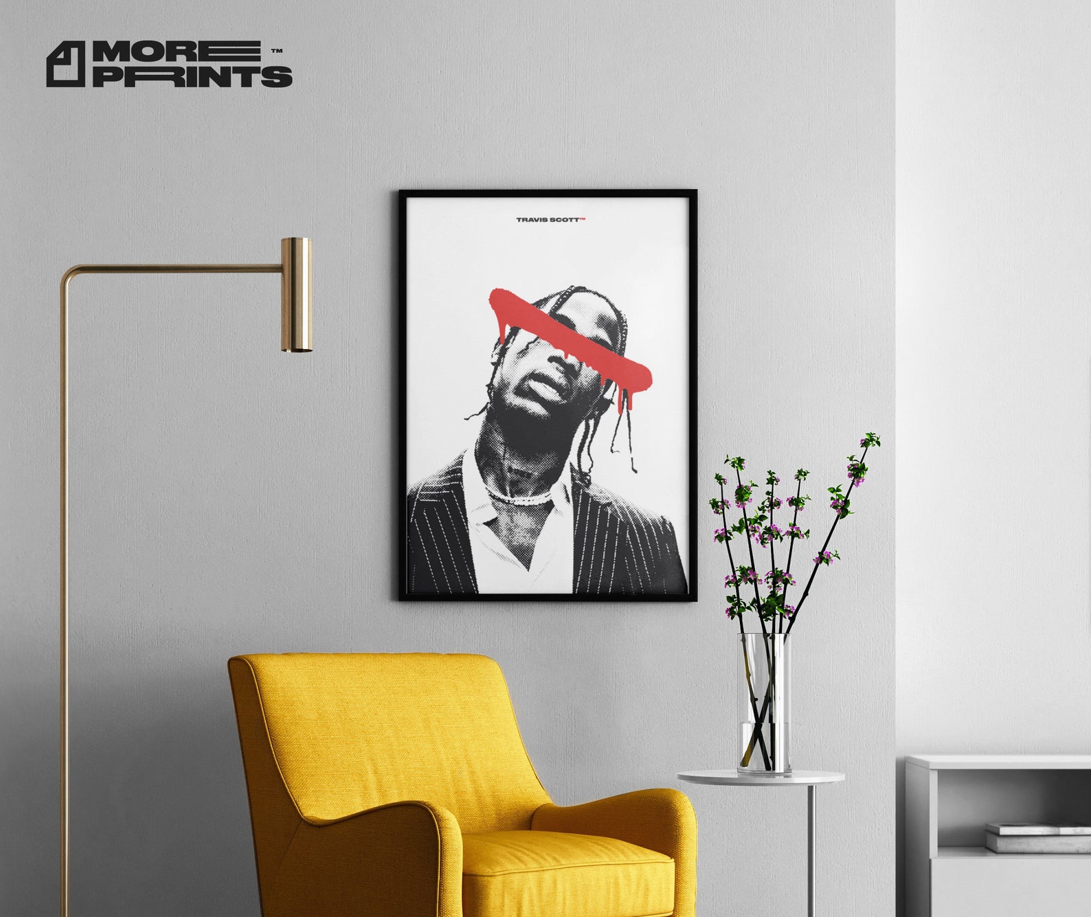 TRAVIS SCOTT Portrait Poster / Digital Poster / Rap Music Poster ...