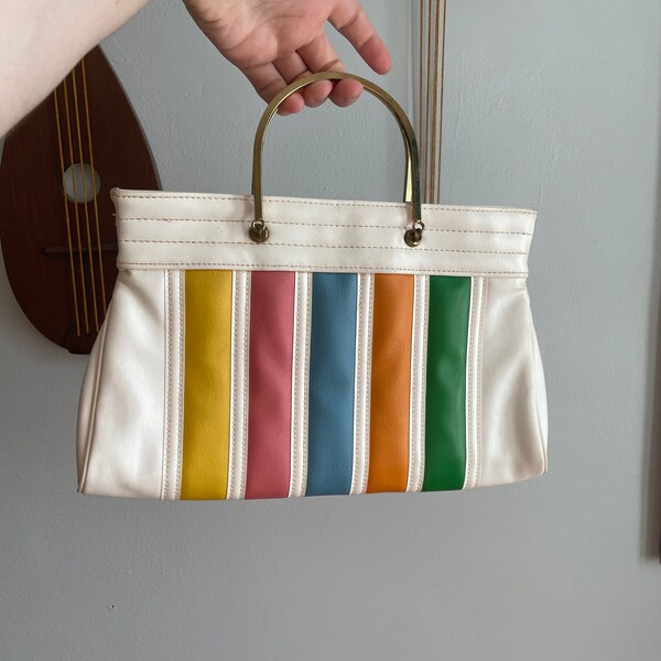 Color Block Handbag - Etsy