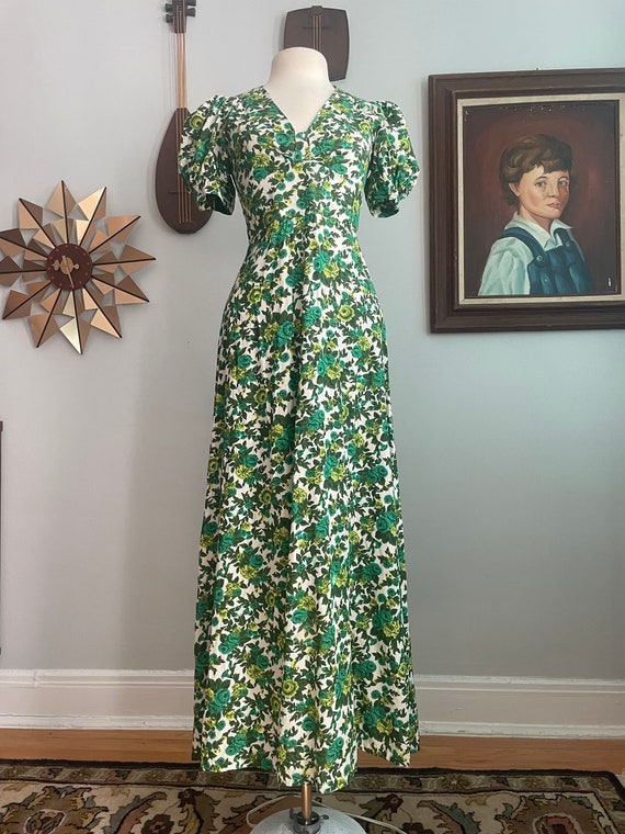 1960s floral dress - Gem
