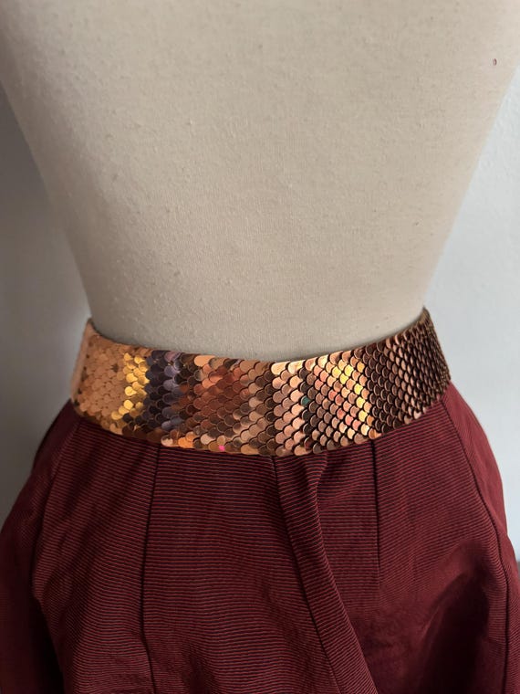 1960s Copper Plate Scale Belt - Gem