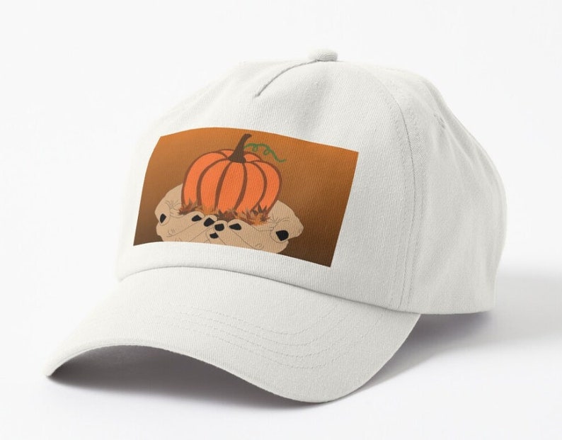 Fall Pumpkin in Hands- Dad Hat - Etsy