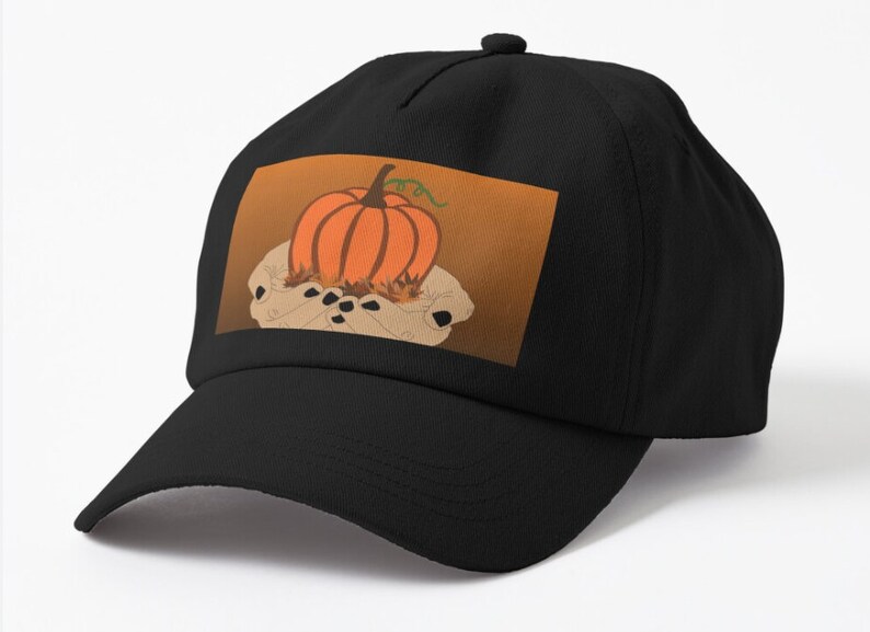Fall Pumpkin in Hands- Dad Hat - Etsy
