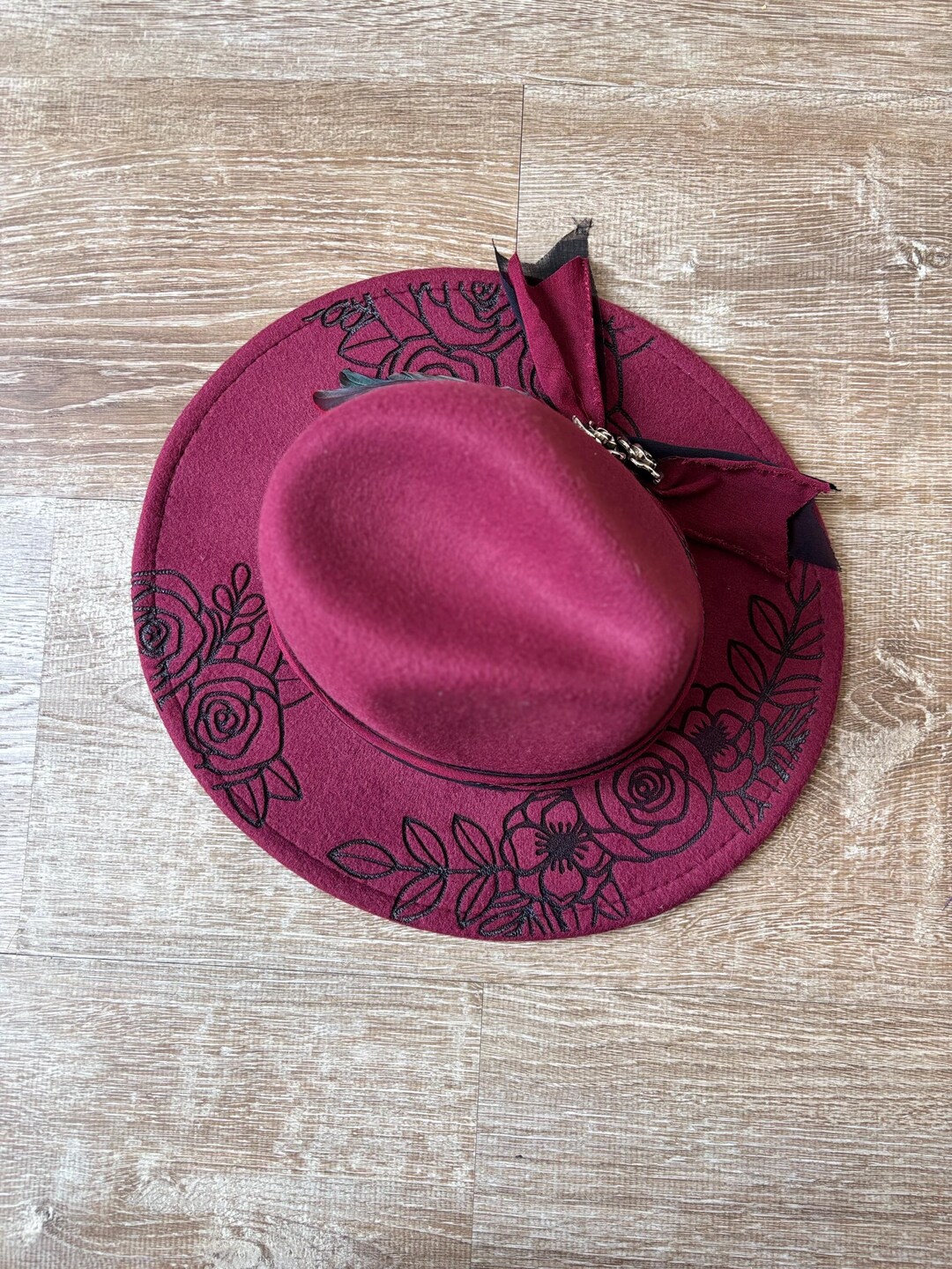 Custom Laser Engraved Hat | Laser Engraved Wide Brim Hat | Custom Hat ...
