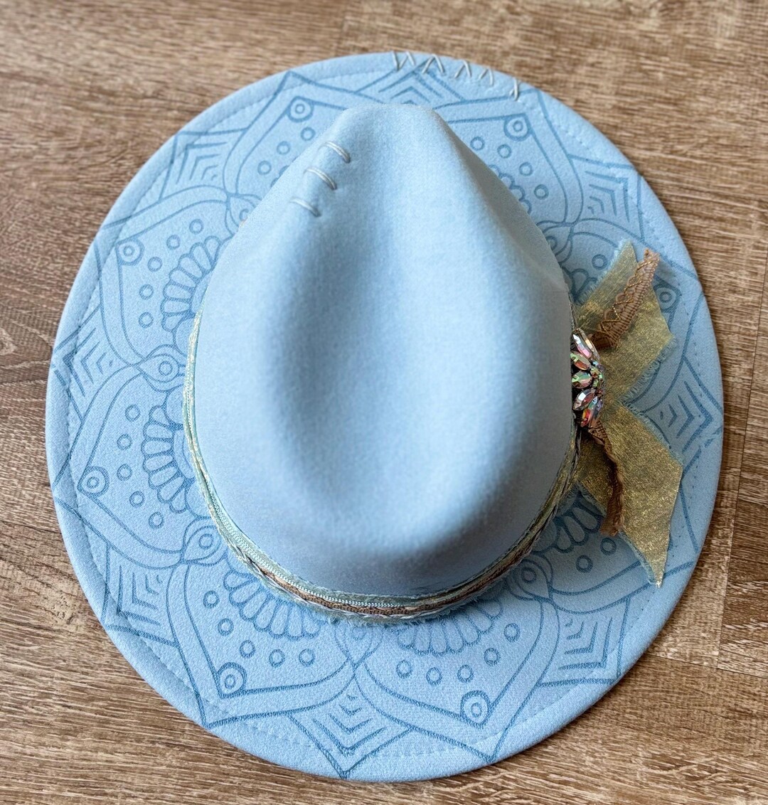 Custom Laser Engraved Hat | Laser Engraved Wide Brim Hat | Custom Hat ...