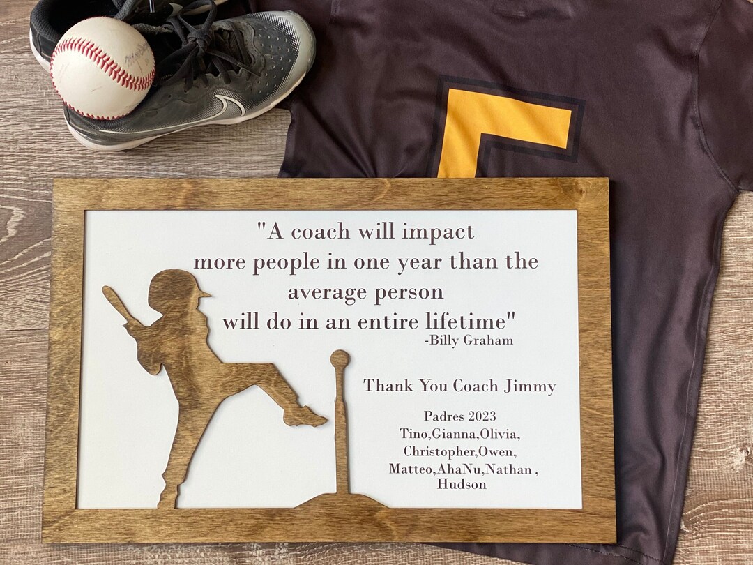 T-ball Coaches Gift /coaches Gift/thank You Coach - Etsy