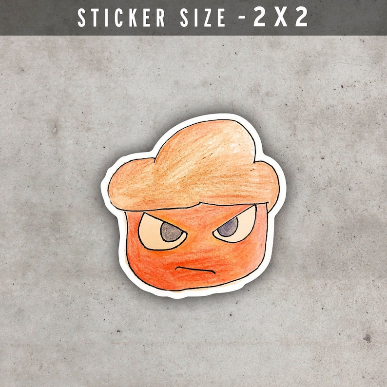 Jewels, Grumpy Muffin - Waterproof Sticker With All the Feelings - Etsy