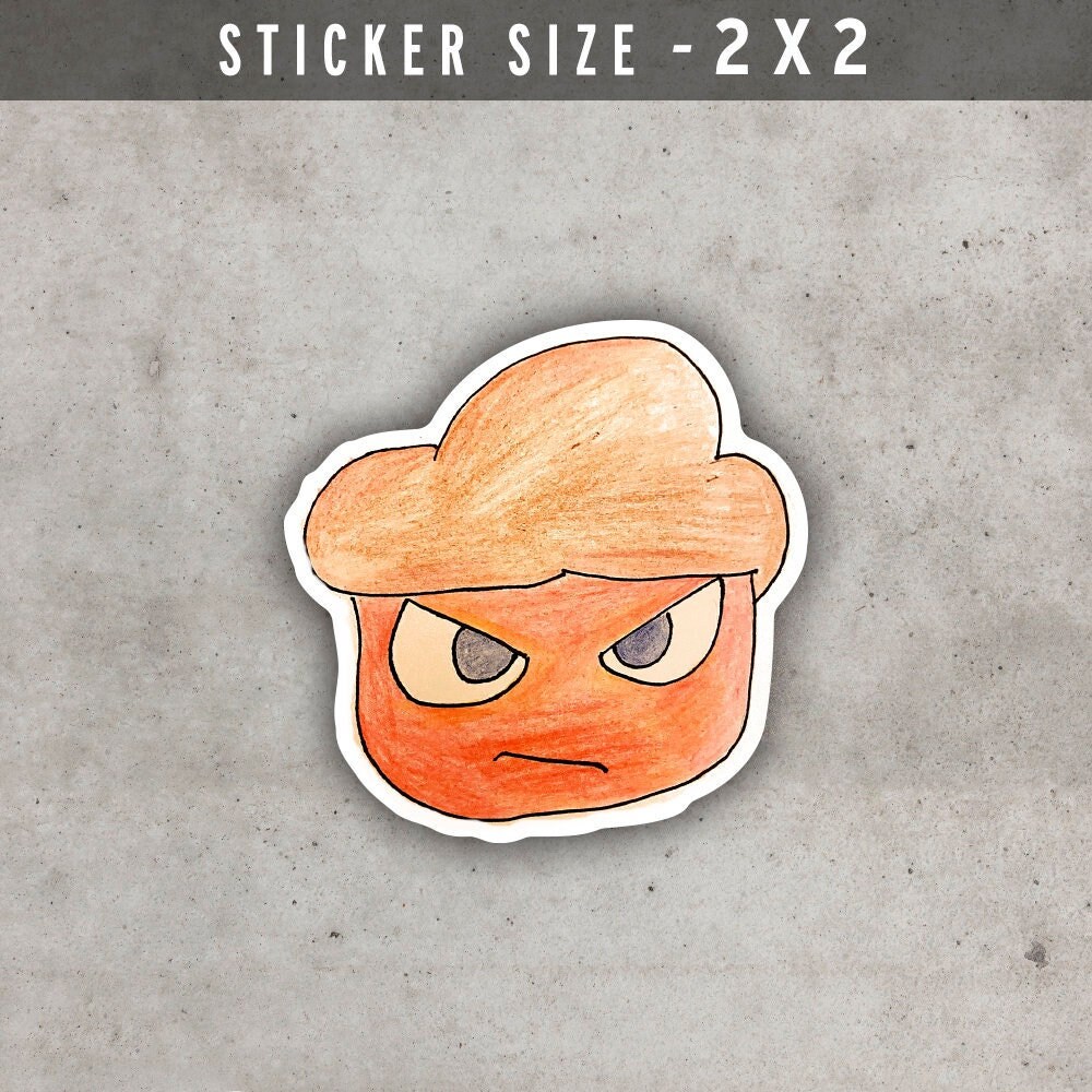 Jewels, Grumpy Muffin - Waterproof Sticker With All the Feelings - Etsy