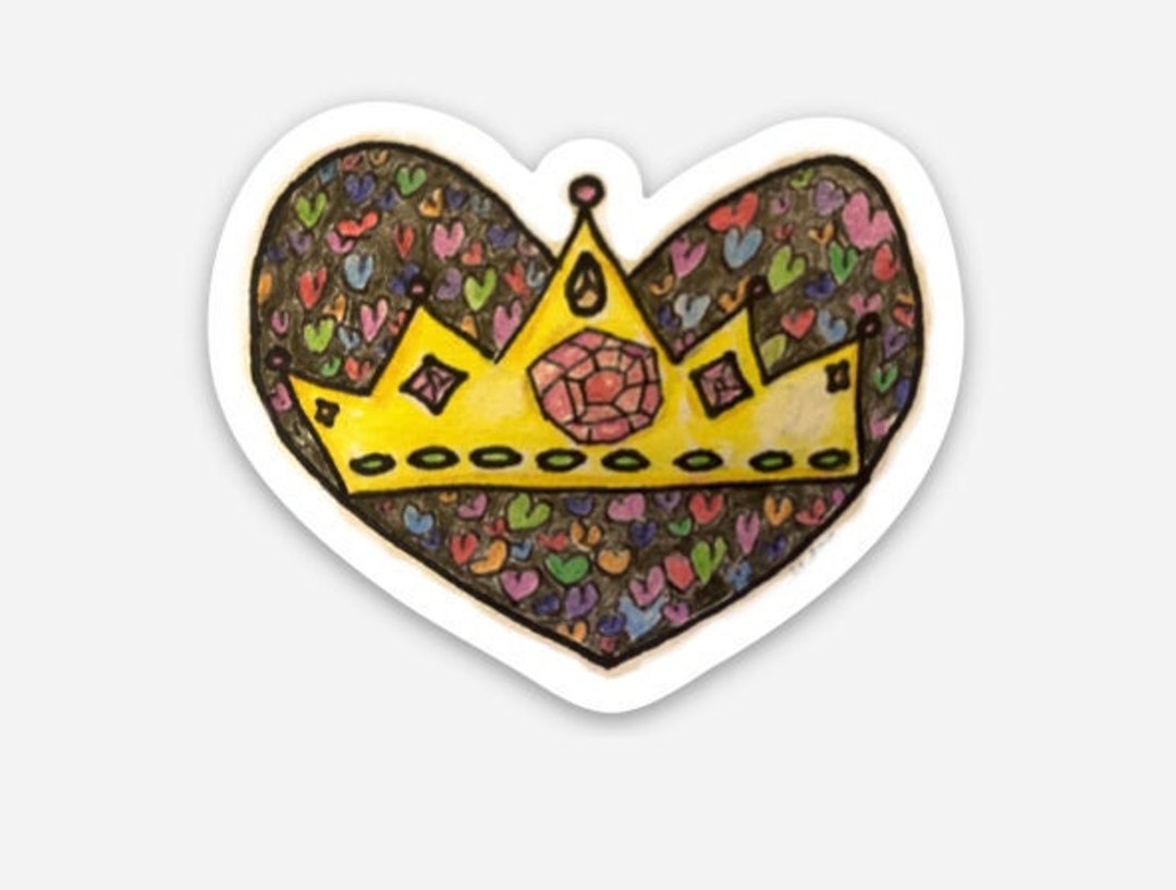 Million Hearts Queen Waterproof Sticker - Etsy