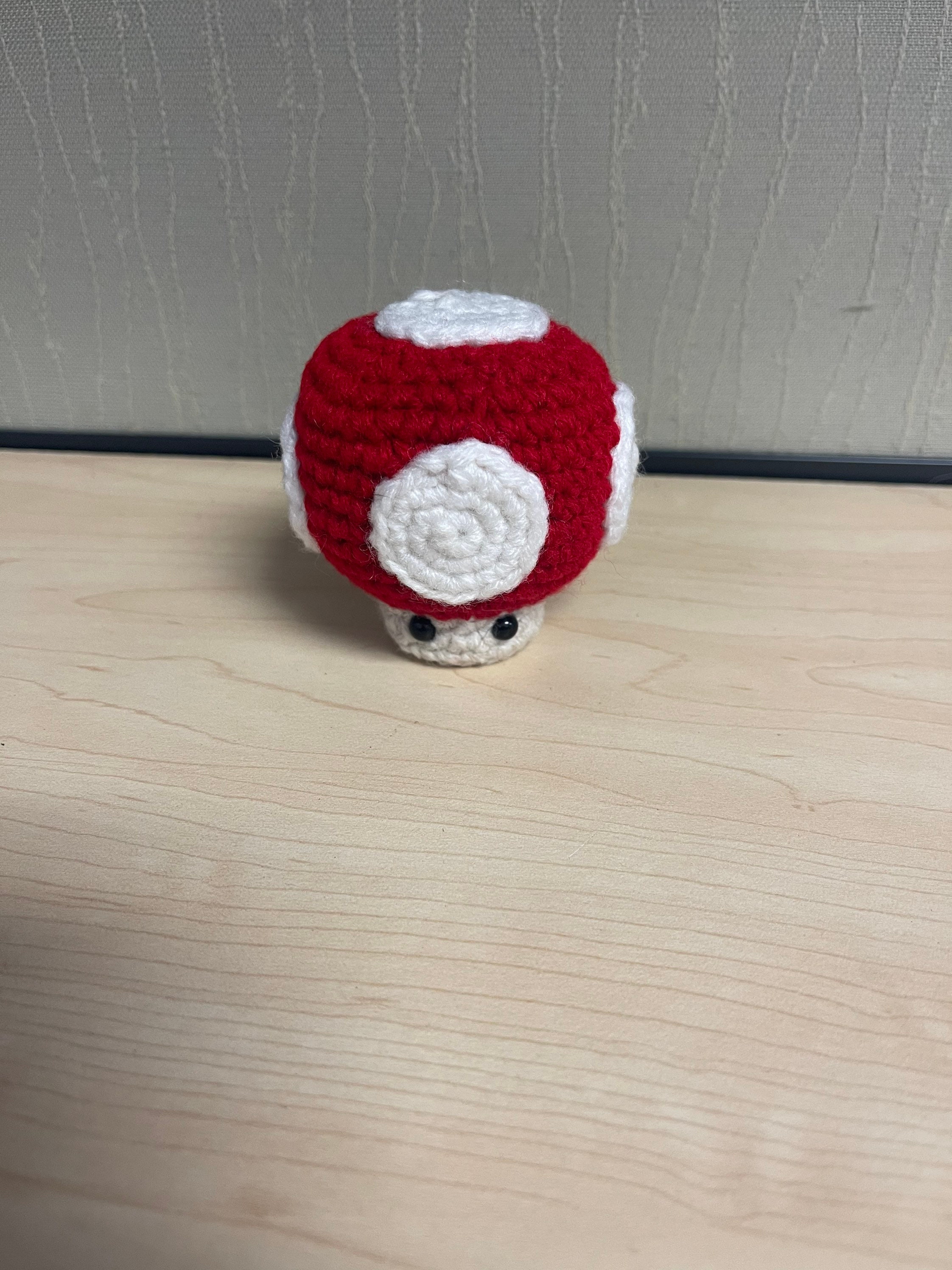 Super Mario Crochet Mushrooms - Etsy