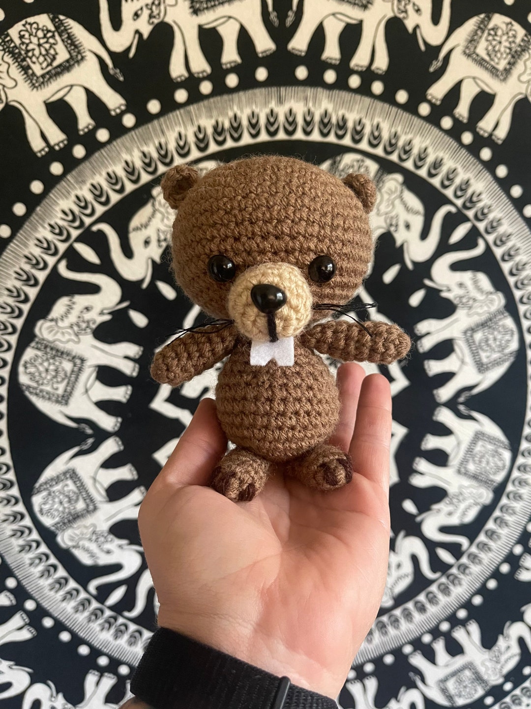 Bentley the Beaver/crocheted Stuffed Beaver/ Beaver Stuffy - Etsy