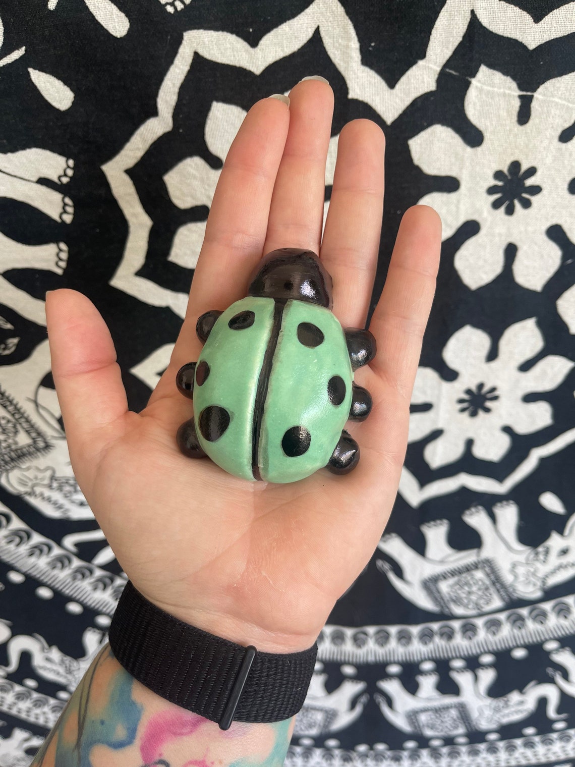 Ceramic Rainbow Ladybugs - Etsy