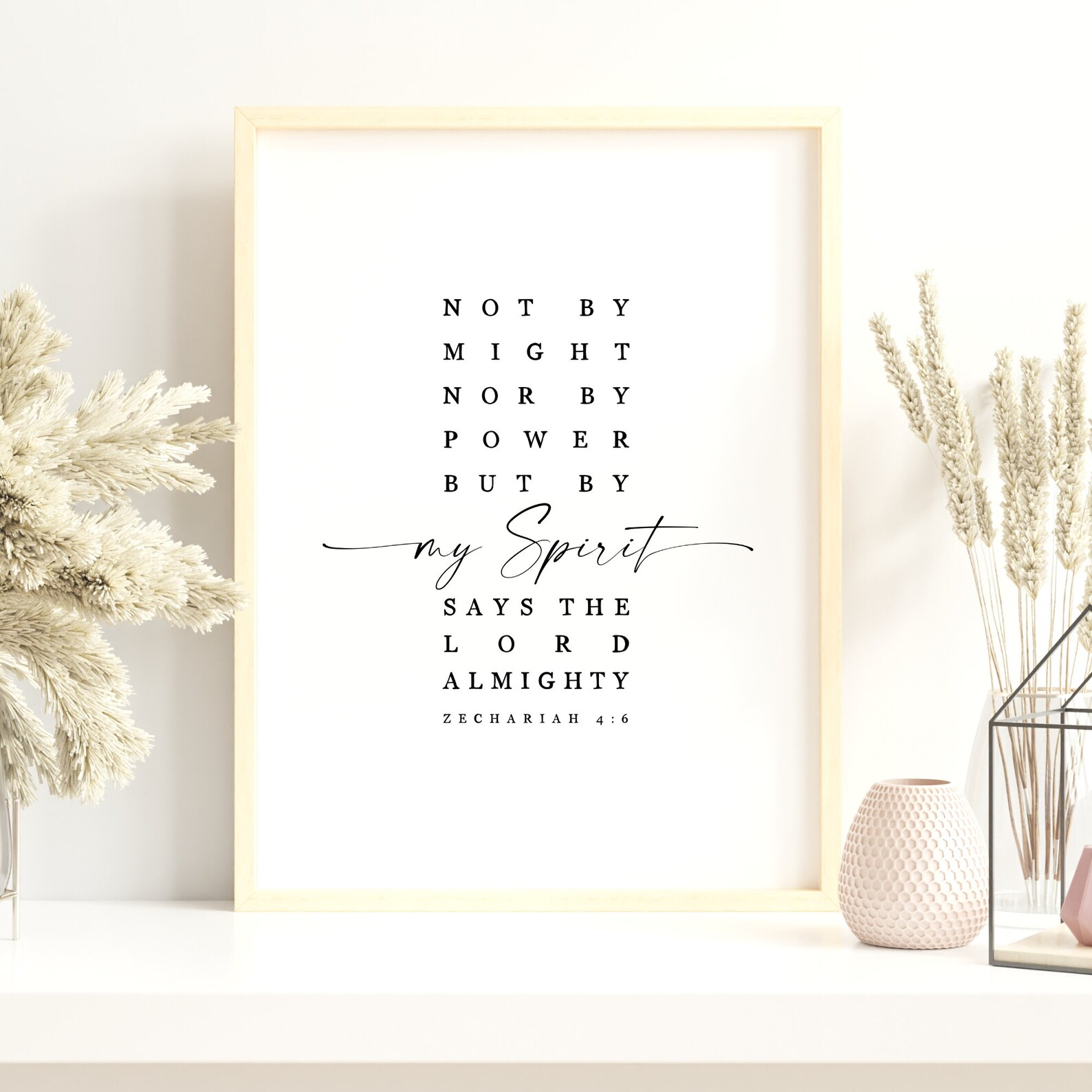 ZECHARIAH 4:6 Not by Might nor by Power but by My Spirit | Bible Verse ...