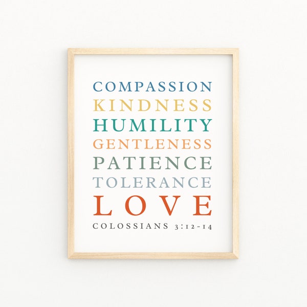 Compassion Poster - Etsy