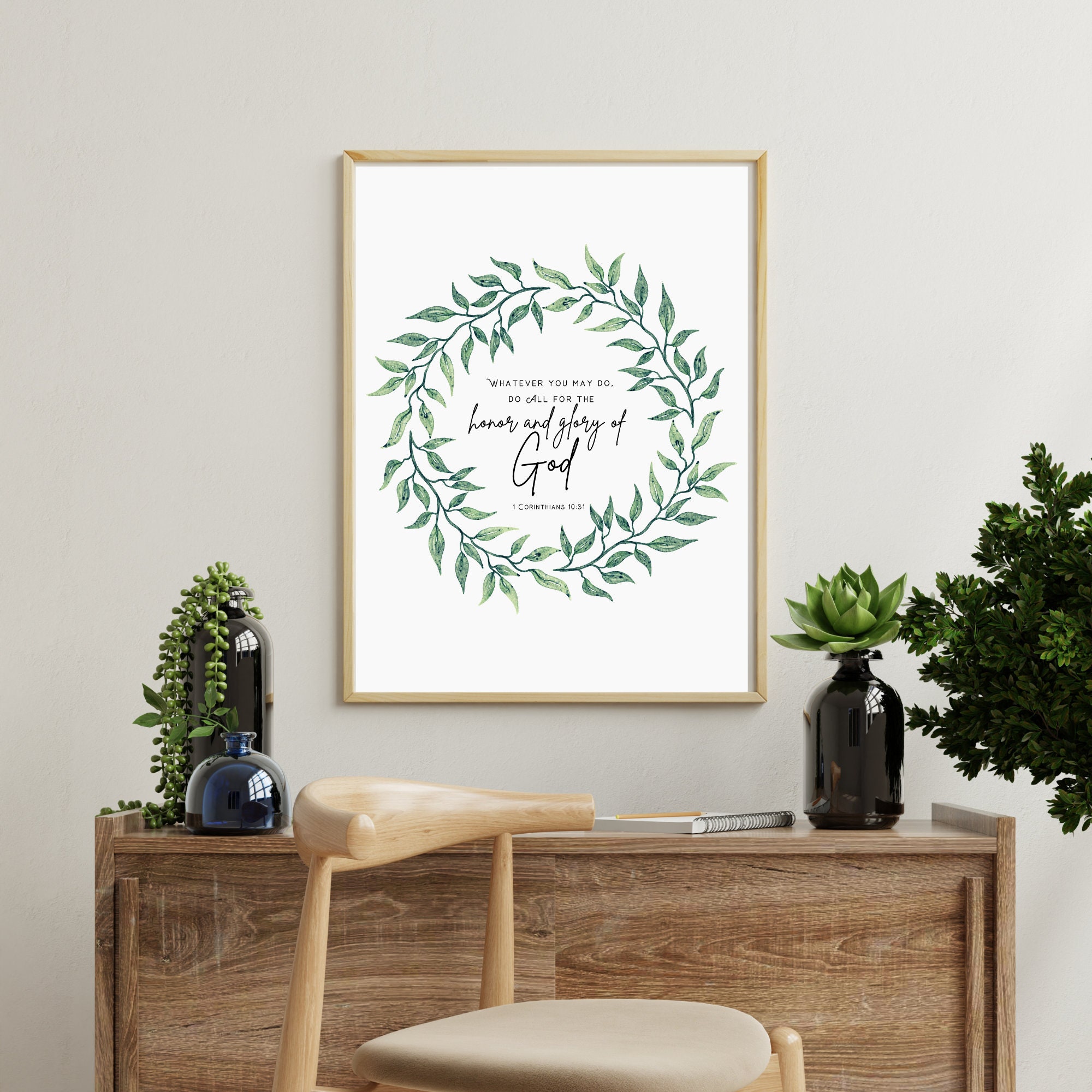 1 CORINTHIANS 10:31 Do It All for the Glory of God Bible Verse ...