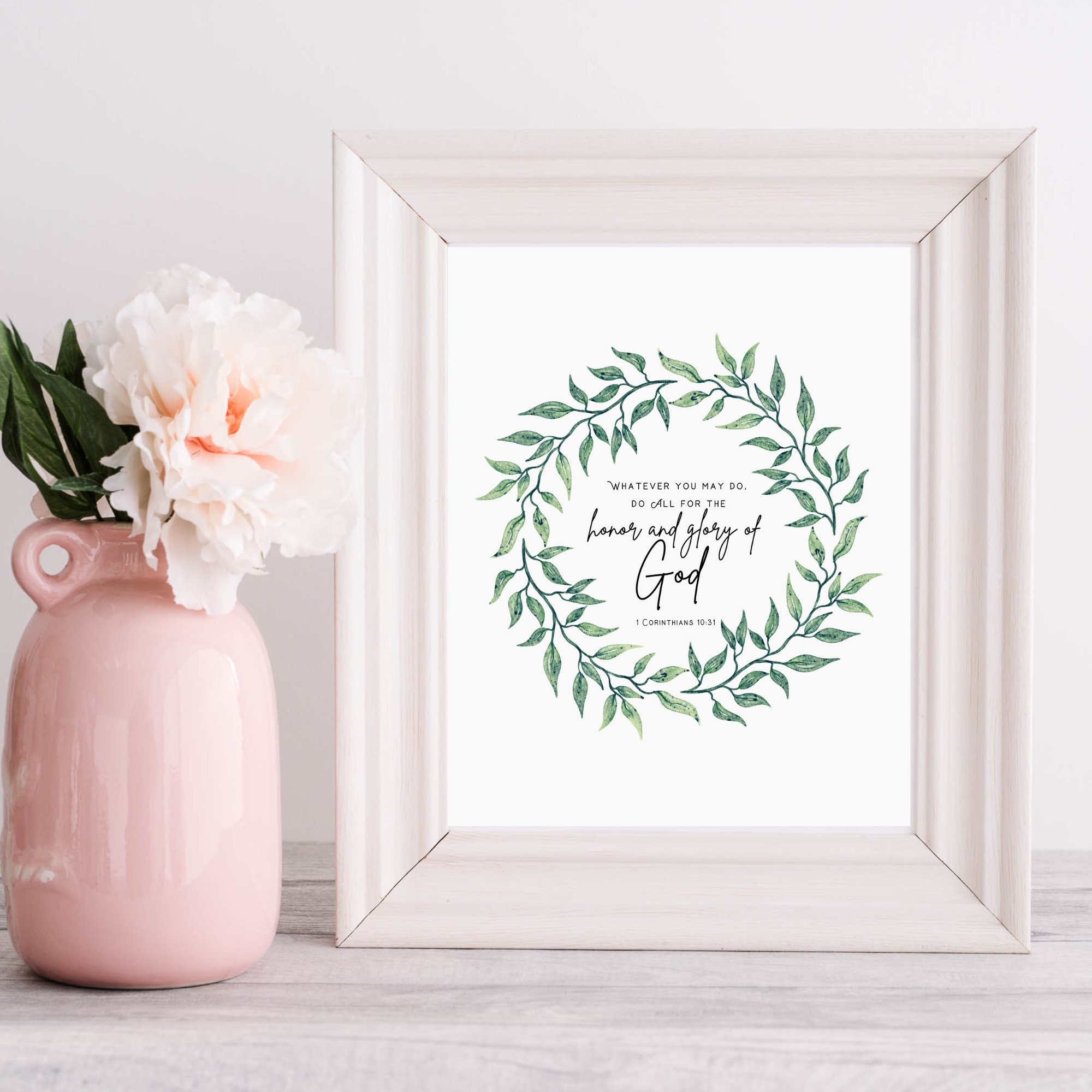 1 CORINTHIANS 10:31 Do It All for the Glory of God Bible Verse ...