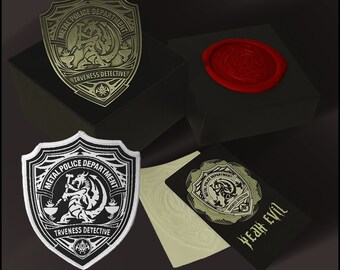 Metal Police Department - Badge - Etsy