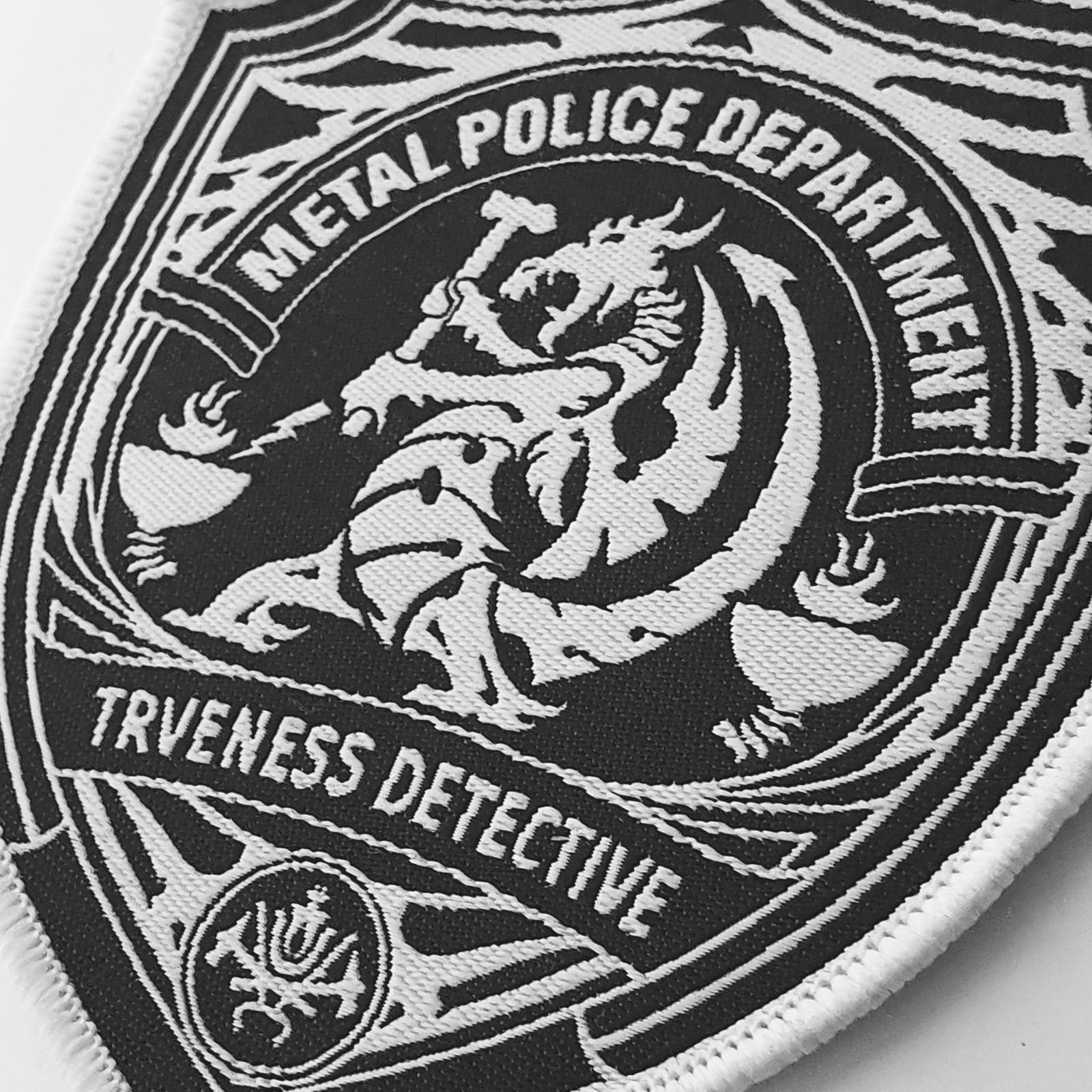 Metal Police Department Patch - Etsy