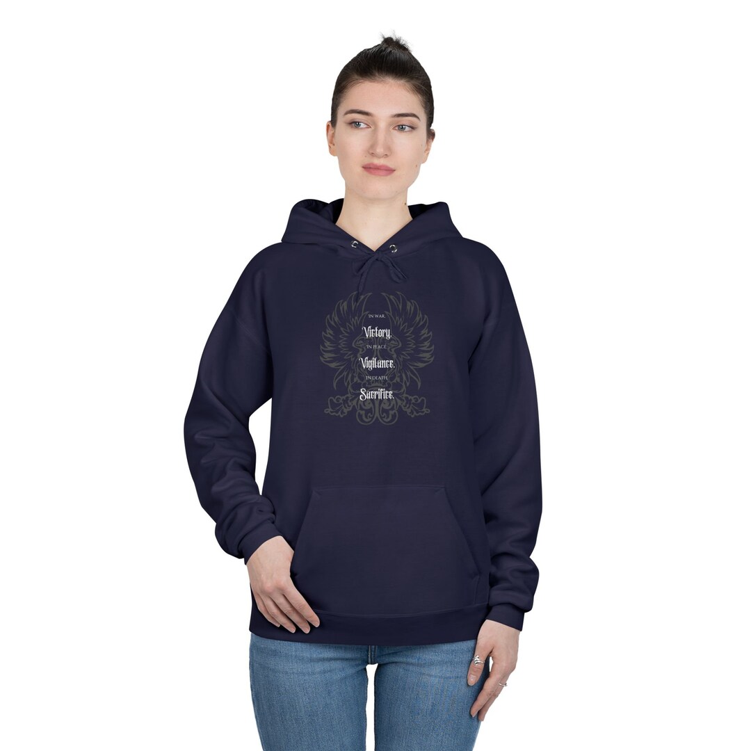 Grey Wardens Motto Pullover Hoodie Sweatshirt, Unisex Ecosmart®, Gamer ...