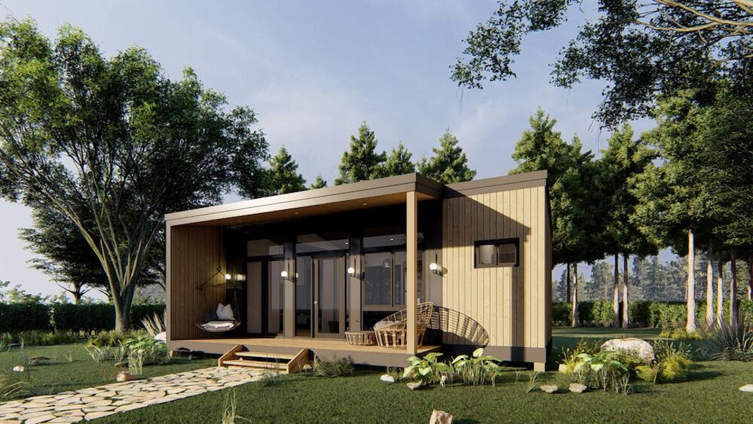 Tiny Studio Plans: 12x30 DIY Backyard ADU Tiny Home (digital Download ...