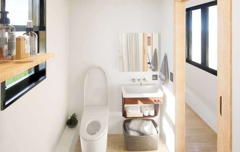 Petite Manor, Traditional Tiny House on Wheels Plans, Small Home ...