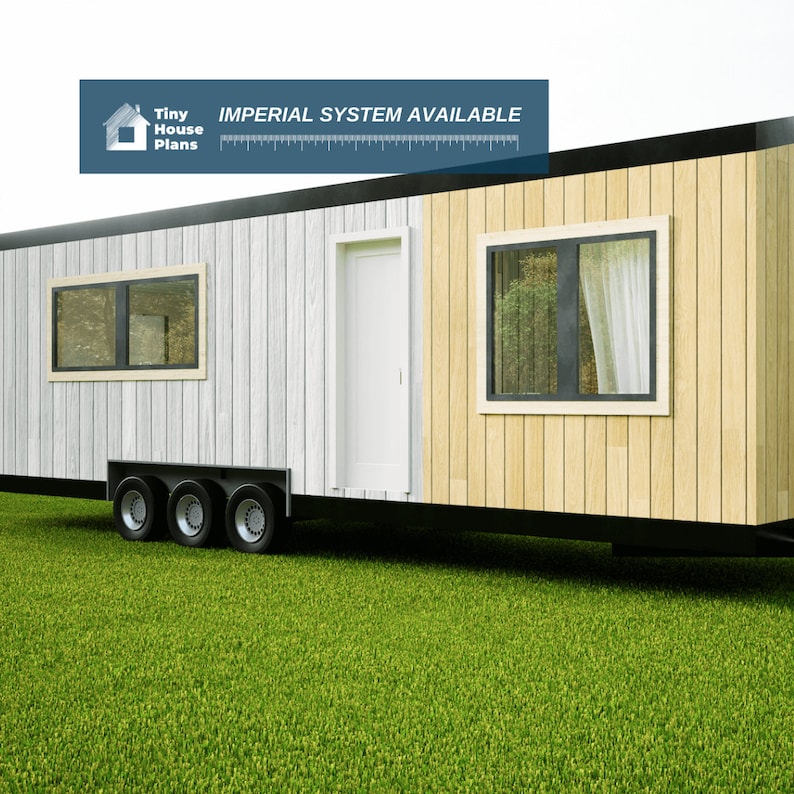The Trove, Modern Tiny House on Wheels Plans, Small Home Blueprints ...