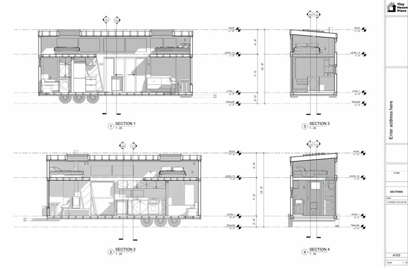 Northpine Tiny House on Wheels 28ft X 8.6ft - Etsy