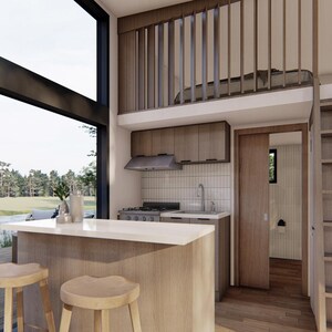 Lakeside Villa 30' X 10' Tiny House on Wheels or Foundation, Modern ...