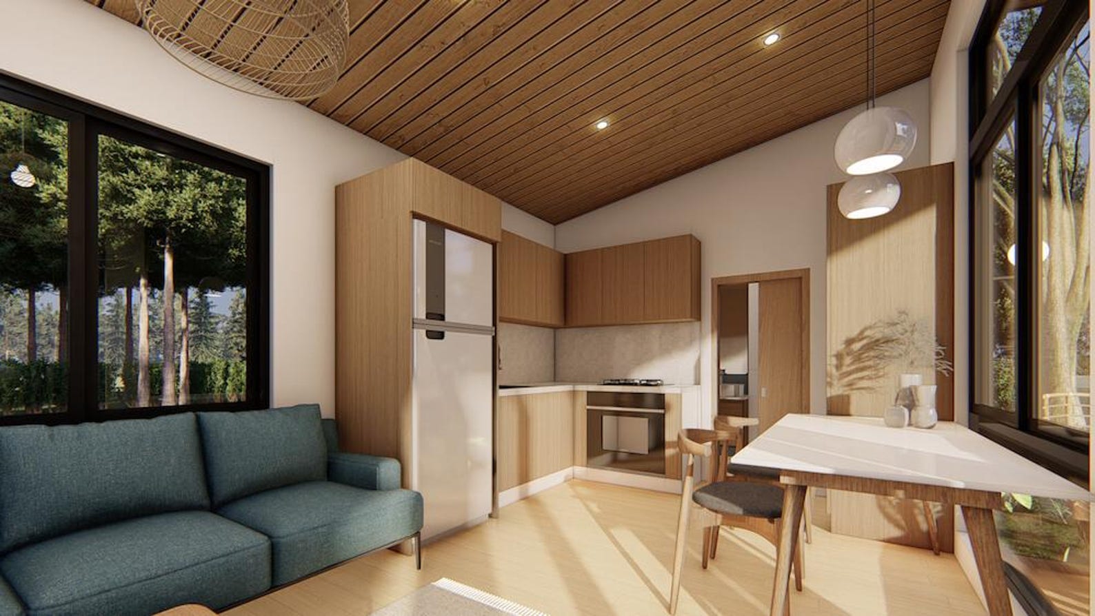 Tiny Studio Plans: 12x30 DIY Backyard ADU Tiny Home (digital Download ...