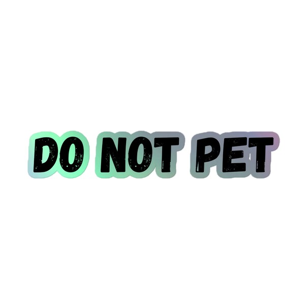 Do Not Pet - Etsy