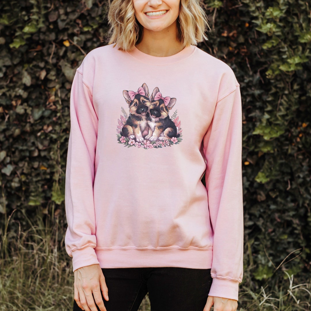 German Shepherd Mom Sweatshirt Coquette Style, German Shepherd Sweater ...