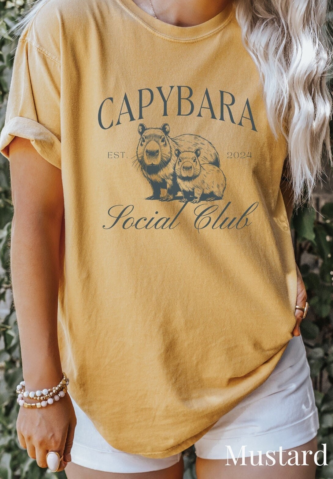 Capybara Shirt, Capybara Social Club Tshirt, Gift for Capybara Lover ...