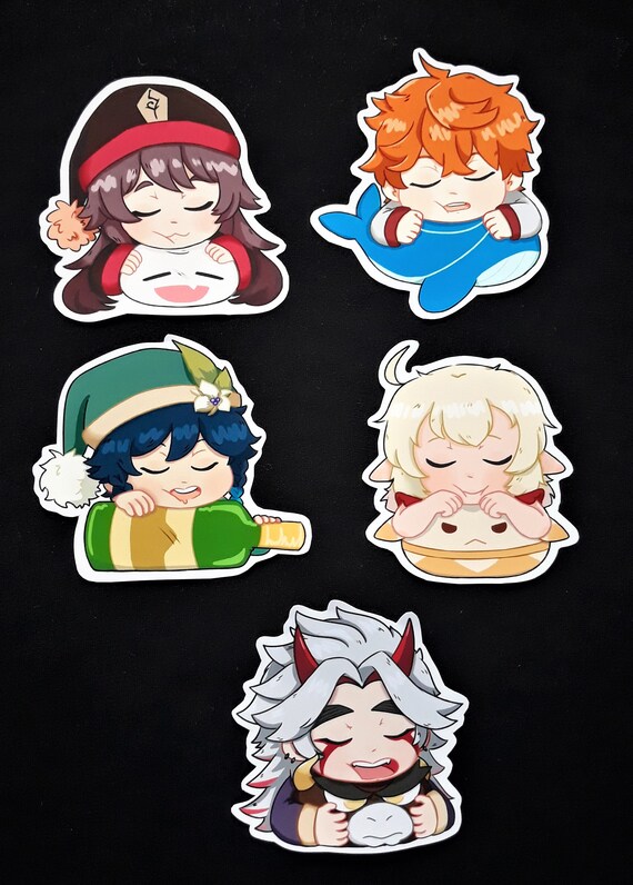 Genshin Nap Time Stickers - Etsy
