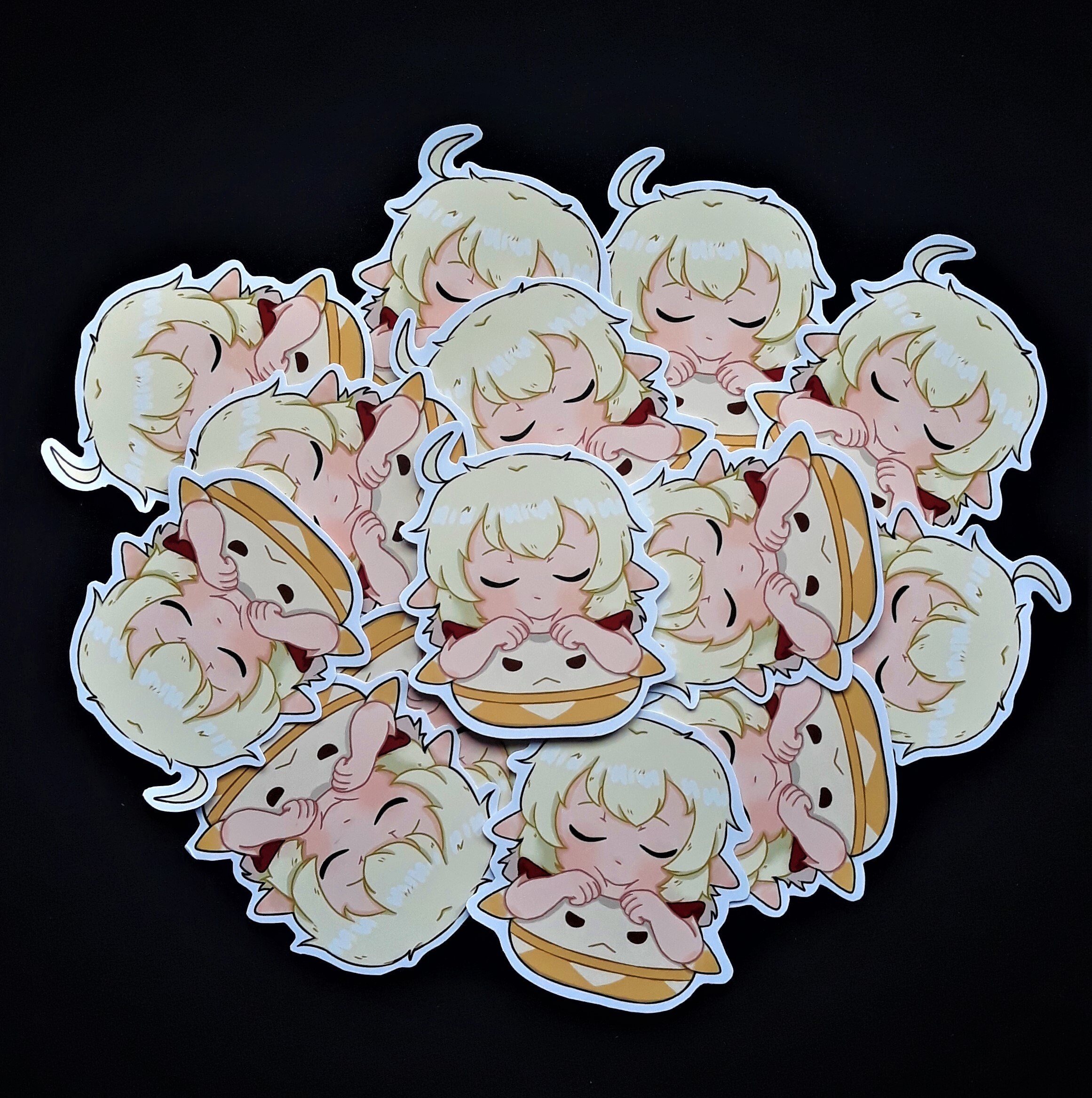Genshin Nap Time Stickers - Etsy