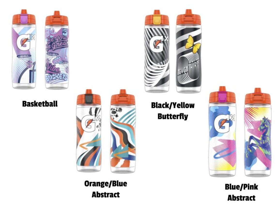 Custom Sports Gatorade Gx Bottle white Vinyl - Etsy